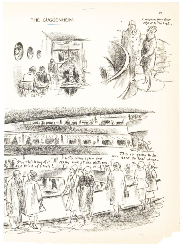 This New Yorker Cartoon Documented the Guggenheim’s 1959 Opening ...