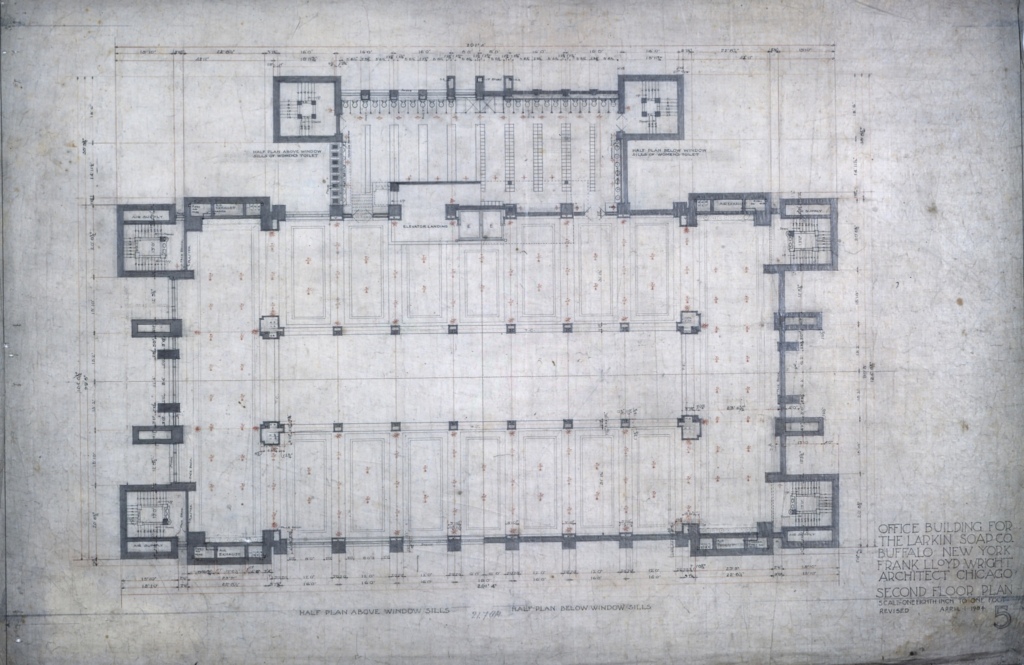 Larkin-Floor-Plan - Frank Lloyd Wright Foundation