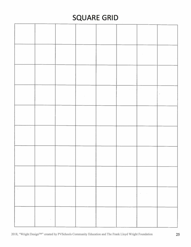 4 Square Grid - Frank Lloyd Wright Foundation