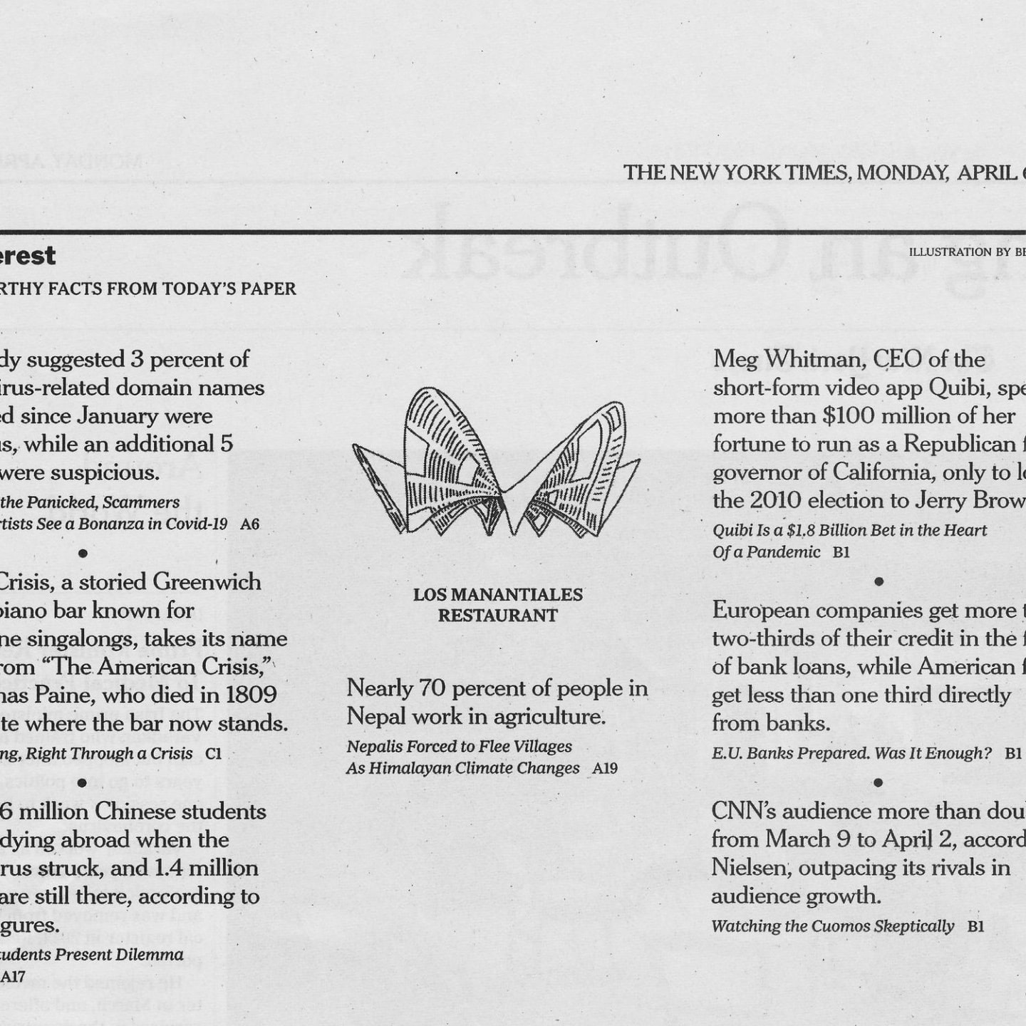 Illustrator Ben Denzer Creates Newspaper Architecture for the New York ...