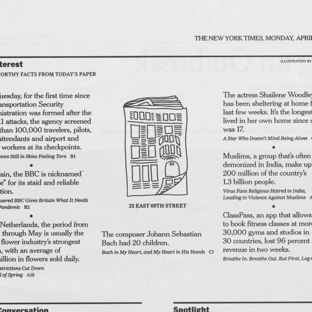 Illustrator Ben Denzer Creates Newspaper Architecture for the New York ...