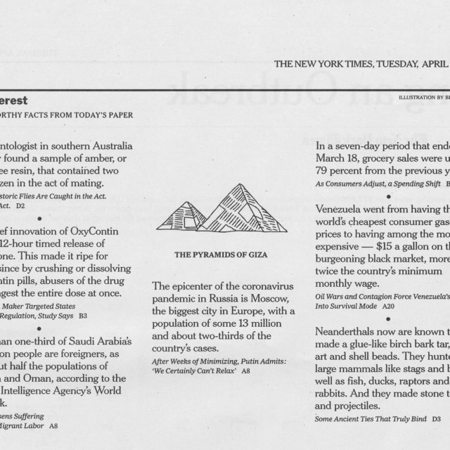 Illustrator Ben Denzer Creates Newspaper Architecture for the New York ...