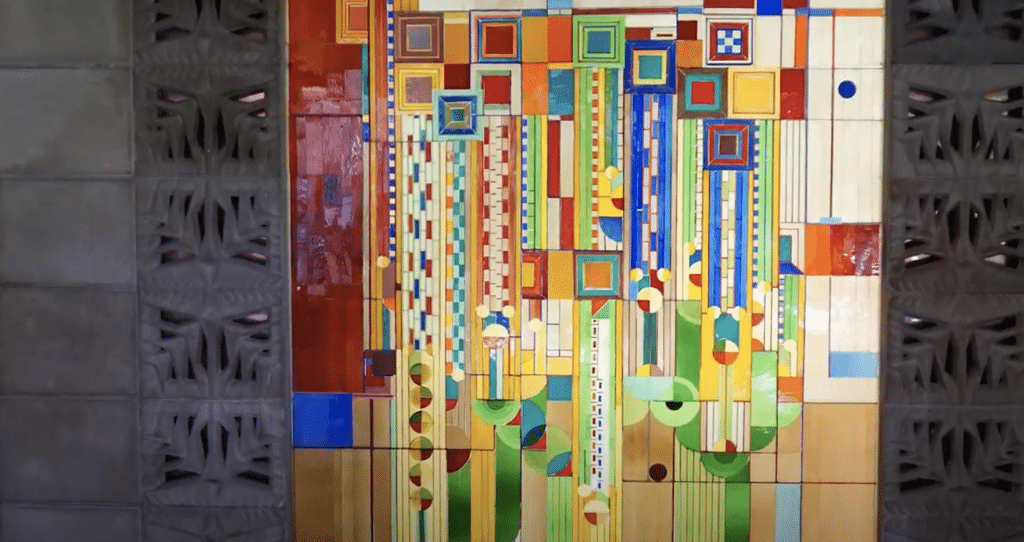 Stained Glass Header - Frank Lloyd Wright Foundation