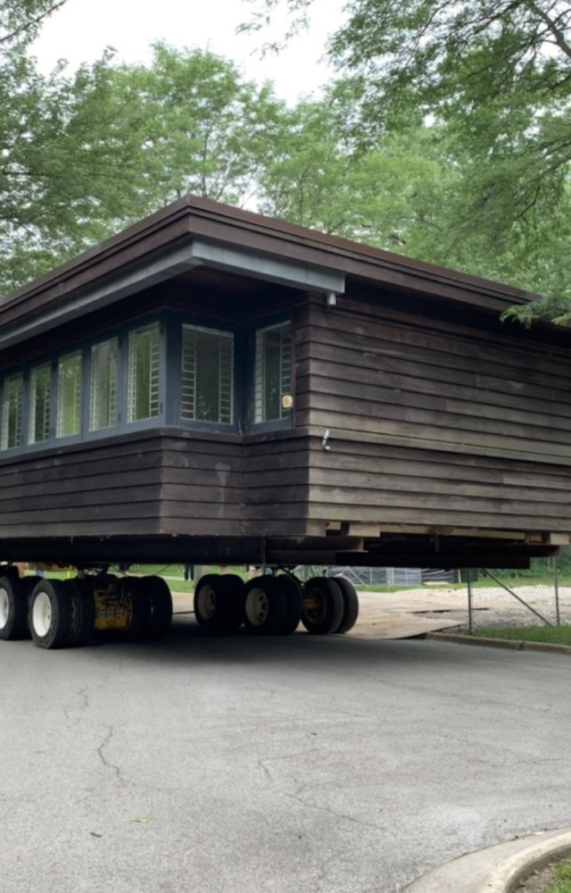 Historic Booth Cottage Moved and Saved From Demolition - Frank Lloyd ...
