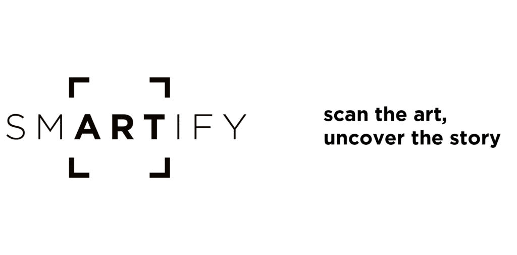 Smartify logo black and tag line - Frank Lloyd Wright Foundation