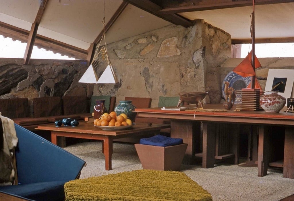 Garden Room Taliesin West Fifties colors - Frank Lloyd Wright Foundation