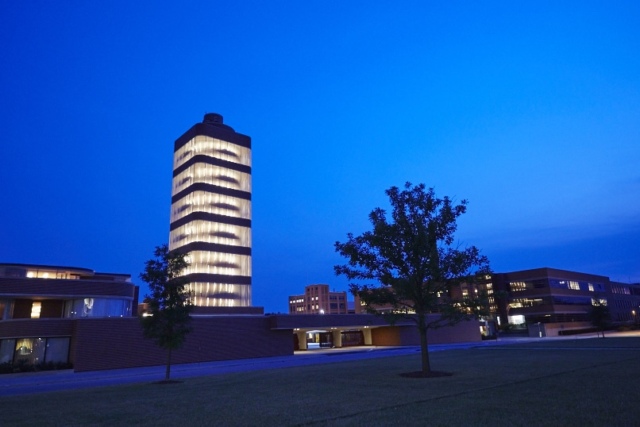 Michelle Sweetman - SCJ Research Tower_external night shot - Frank ...