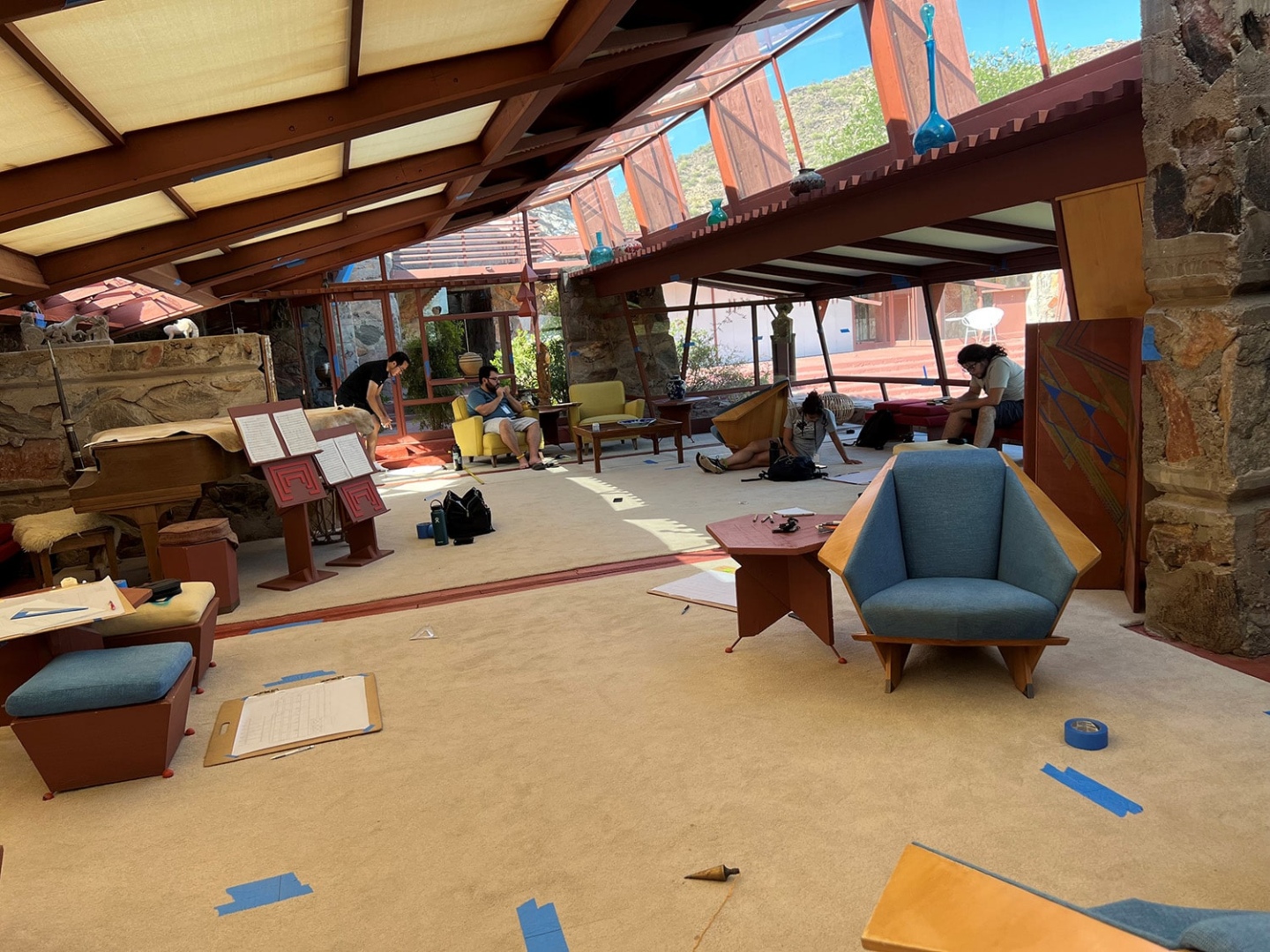 UTSA students spend summer studying, archiving interior spaces at Frank ...