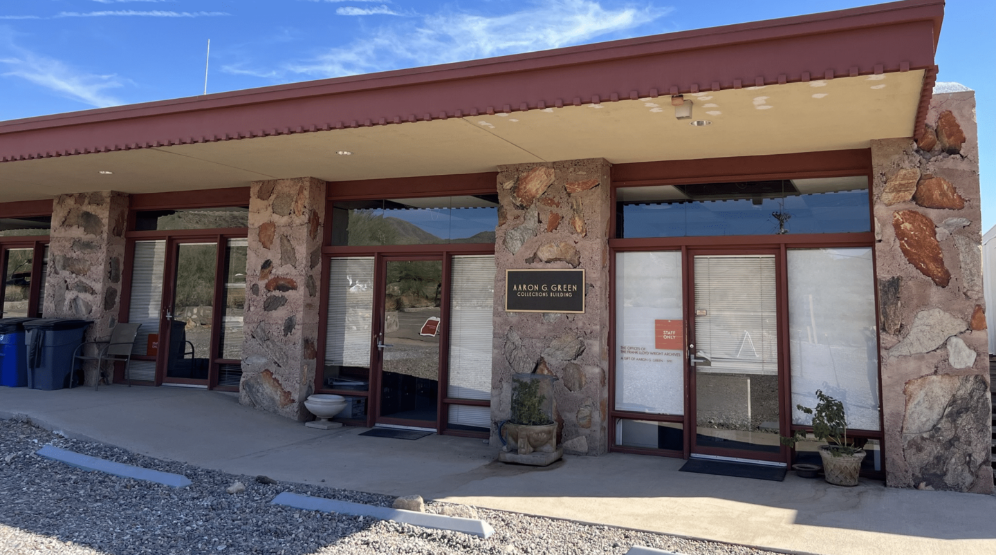 The Archives & Collections Building at Taliesin West is getting some ...